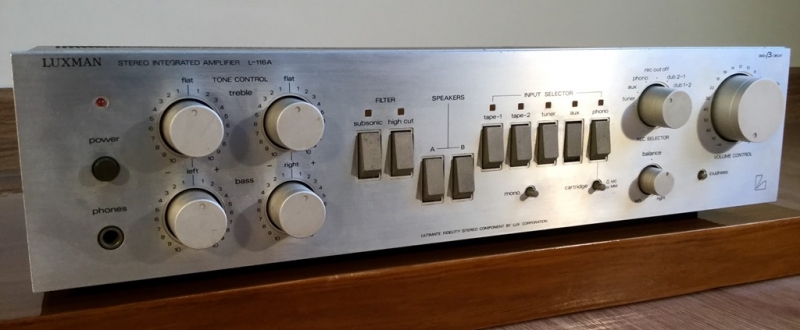 Luxman L-116A Solid State Stereo Integrated Amplifier - เว็บบอร์ดหูฟัง ...
