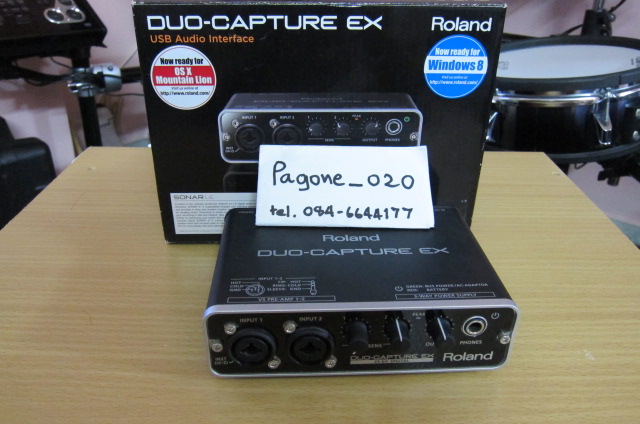ขาย Usb Audio Interface Roland Duo-Capture Ex - เว็บบอร์ดหูฟังมั่นคง ...